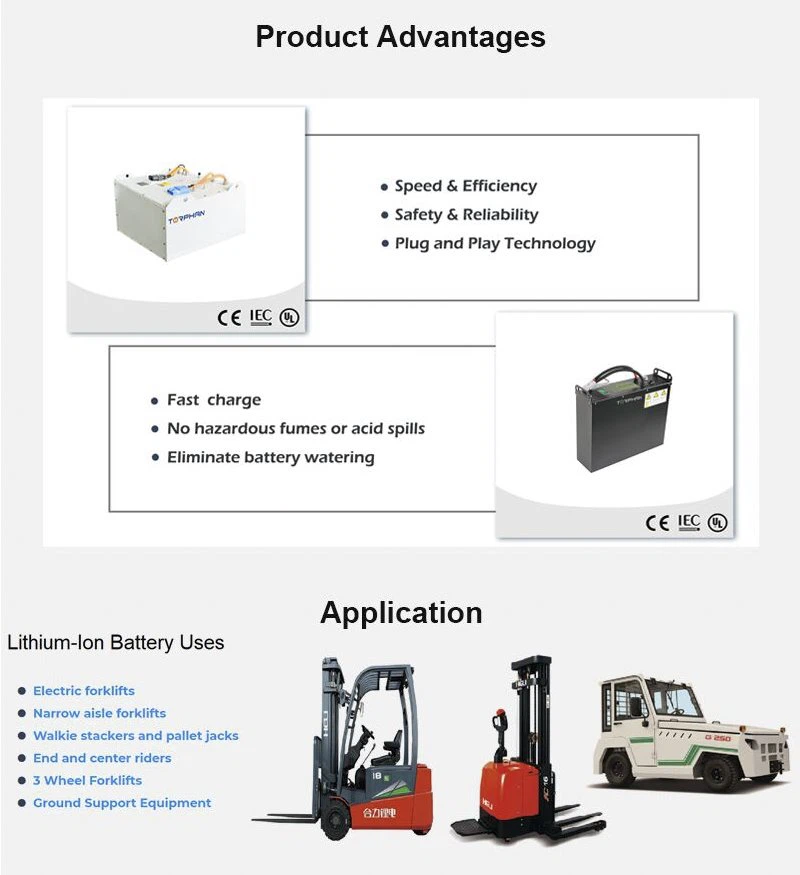 Pemasok Baterai Forklift Lithium 48v Ion Cina, Produsen, Pabrik - TORPHAN